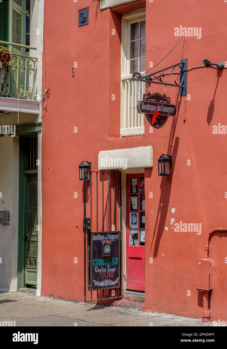 NEW ORLEANS, LA, USA - MARCH 26, 2023: Front of the Boutique du Vampyre ...