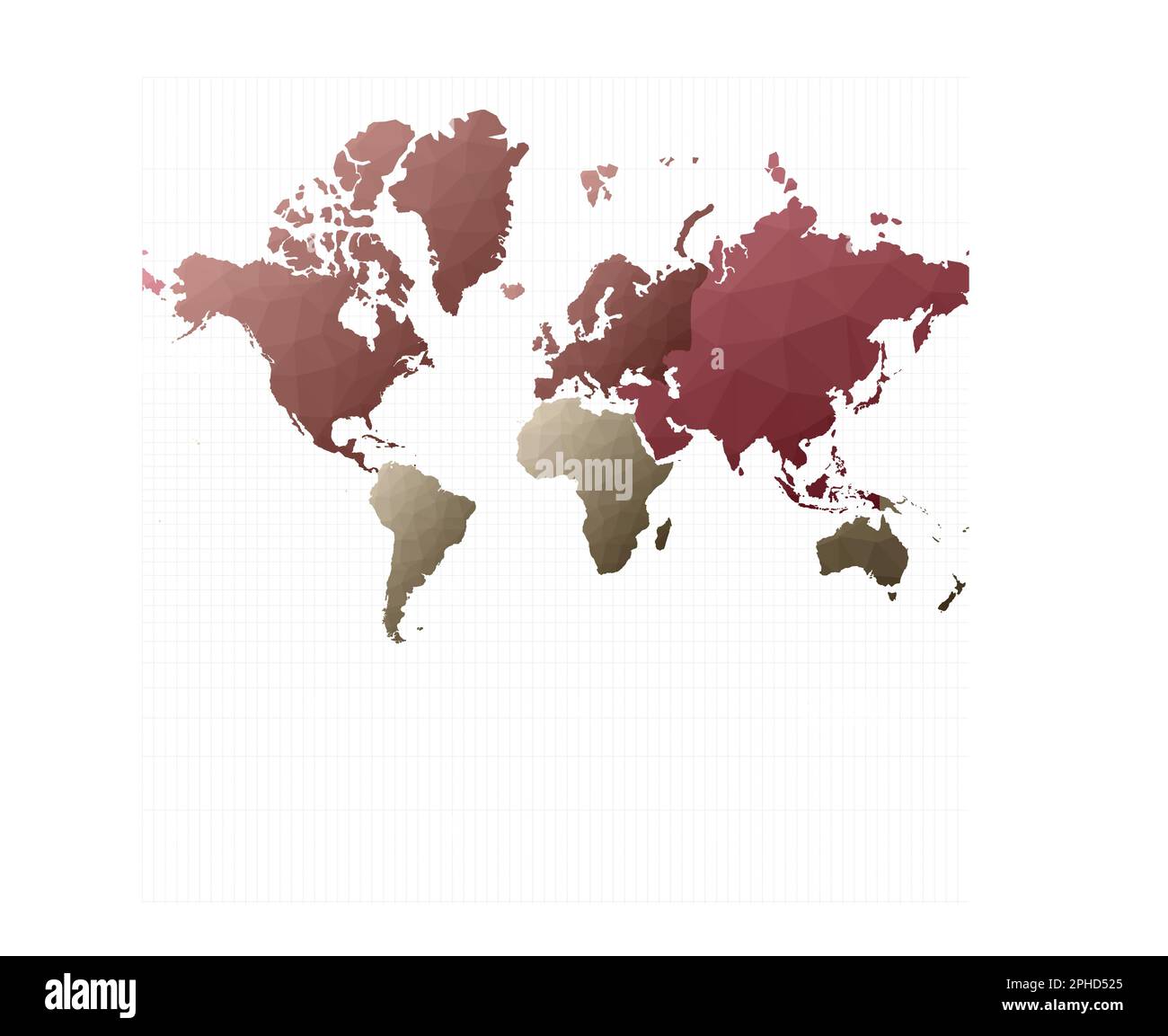 Continents flat world map hi-res stock photography and images - Alamy
