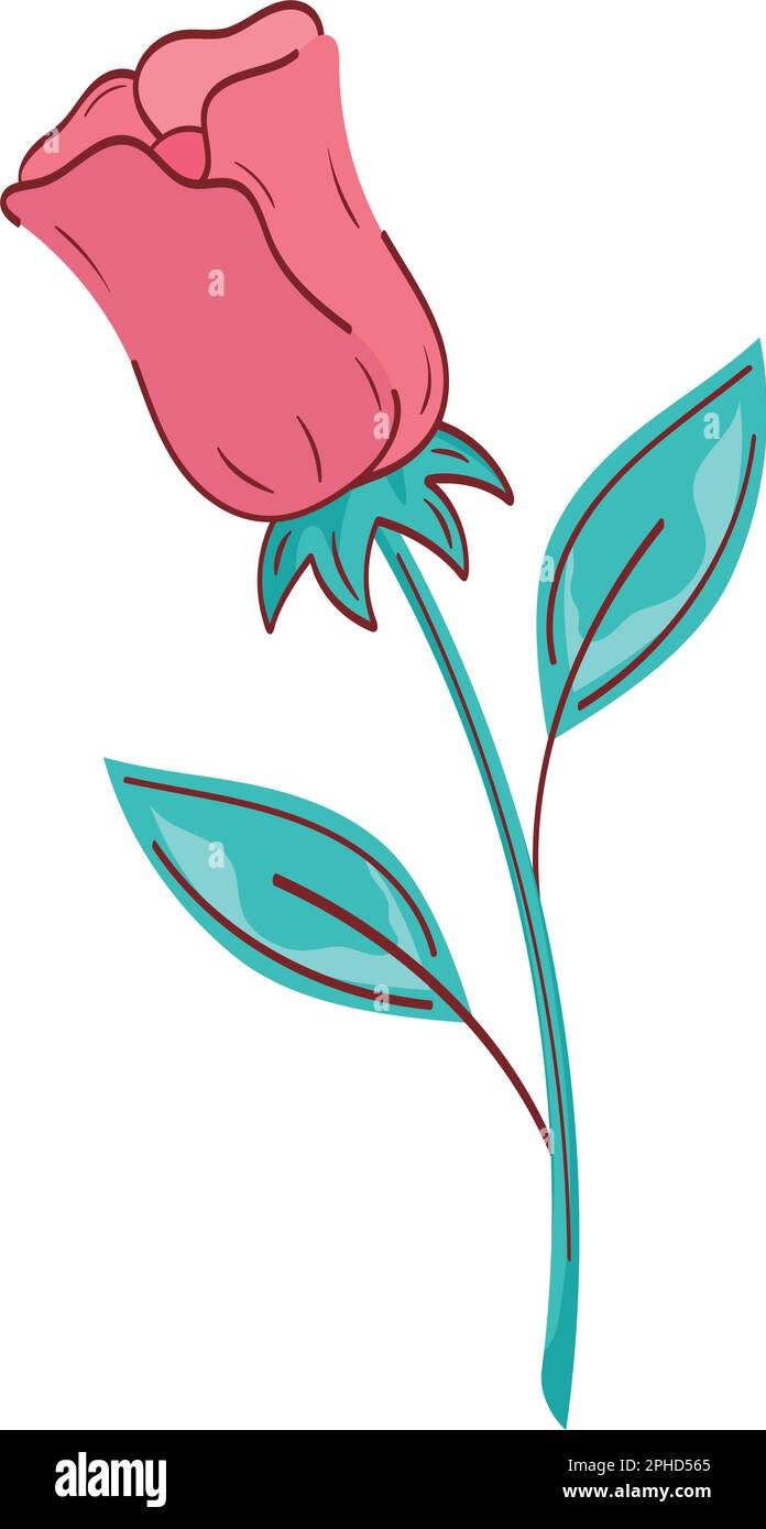 red rose flower garden Stock Vector Image & Art - Alamy