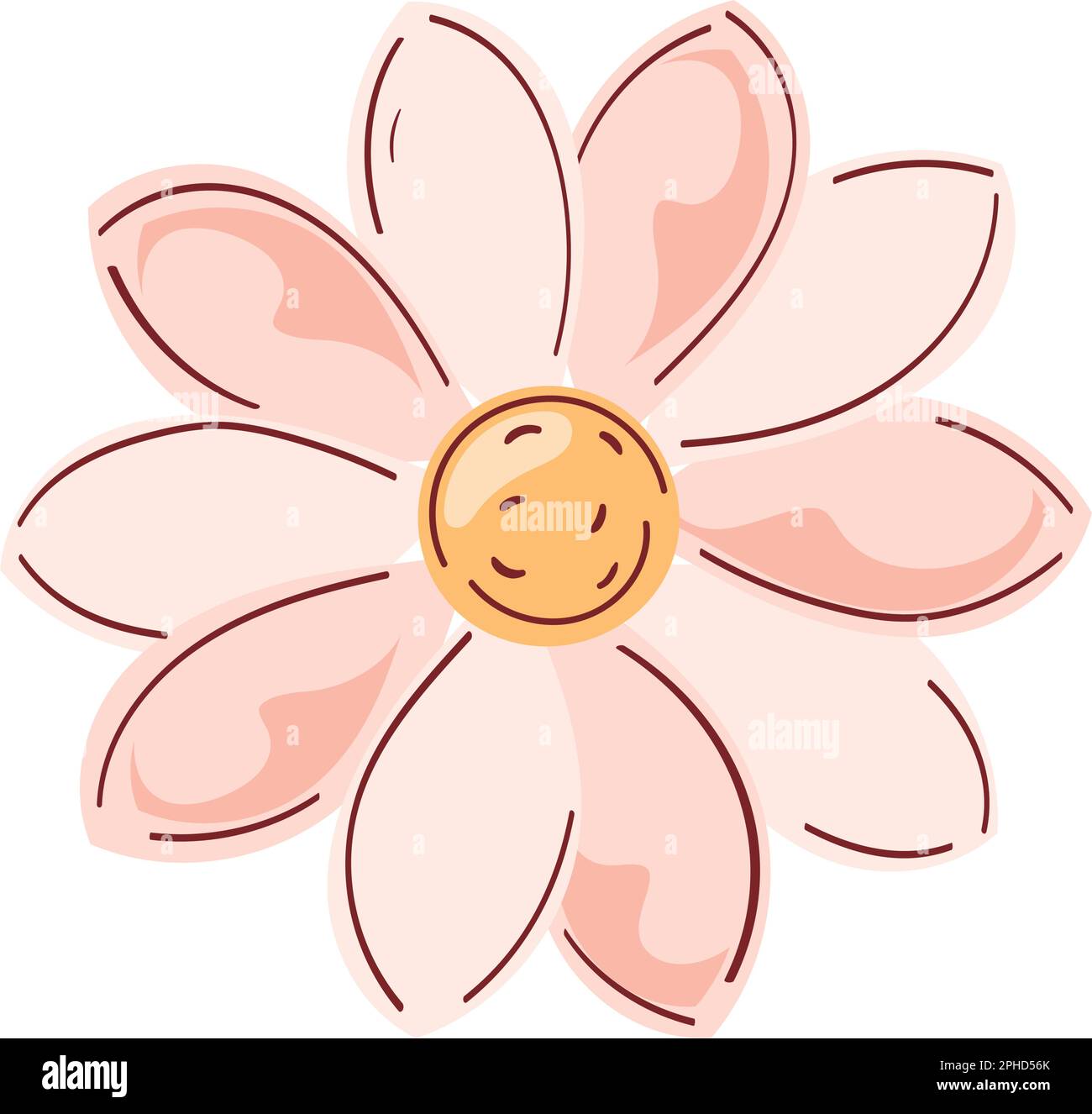 pink flower garden Stock Vector Image & Art - Alamy
