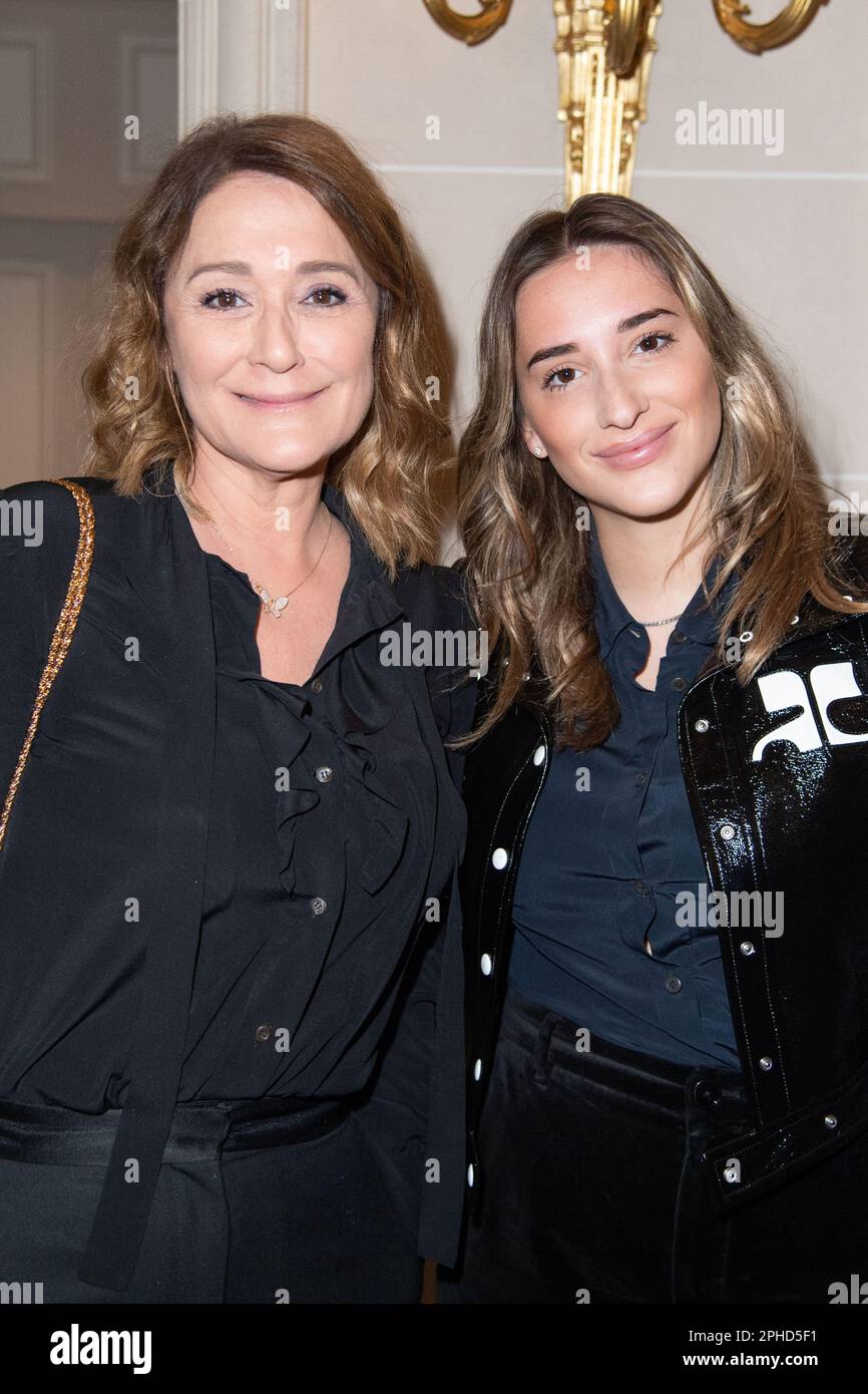 Paris, France. 27th Mar, 2023. Daniela Lumbroso and Carla Ghebali ...