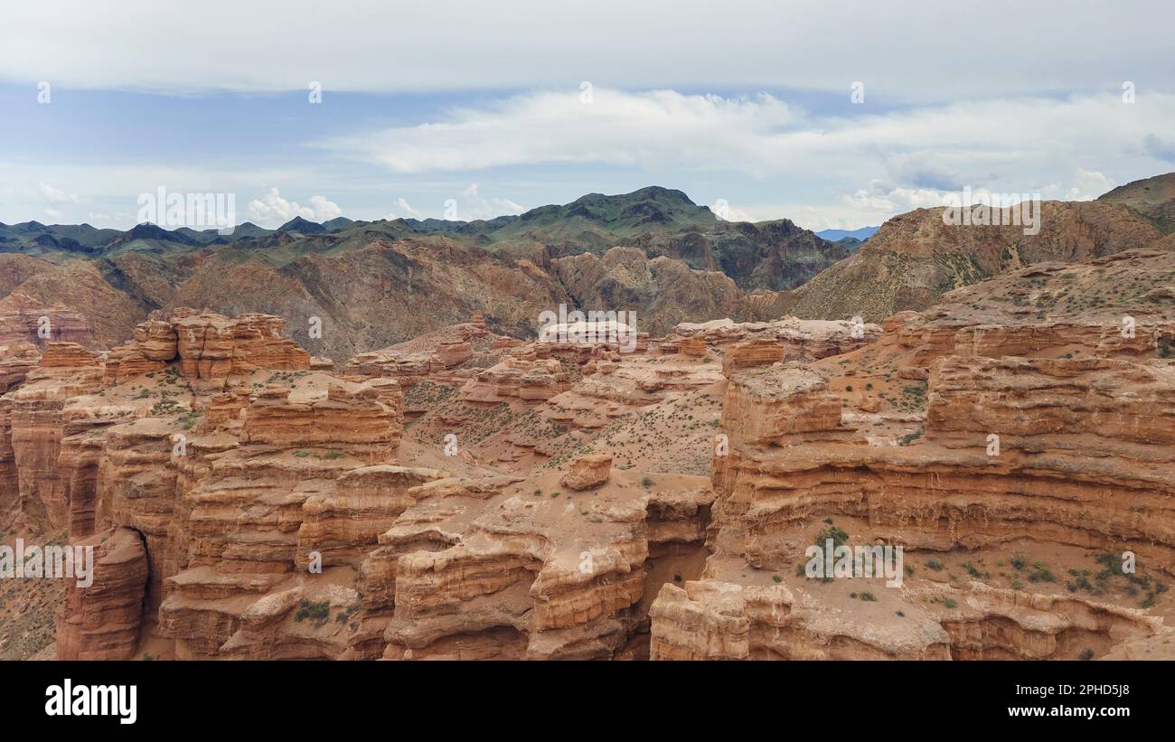 View of the upper slopes of a large canyon Stock Photo - Alamy
