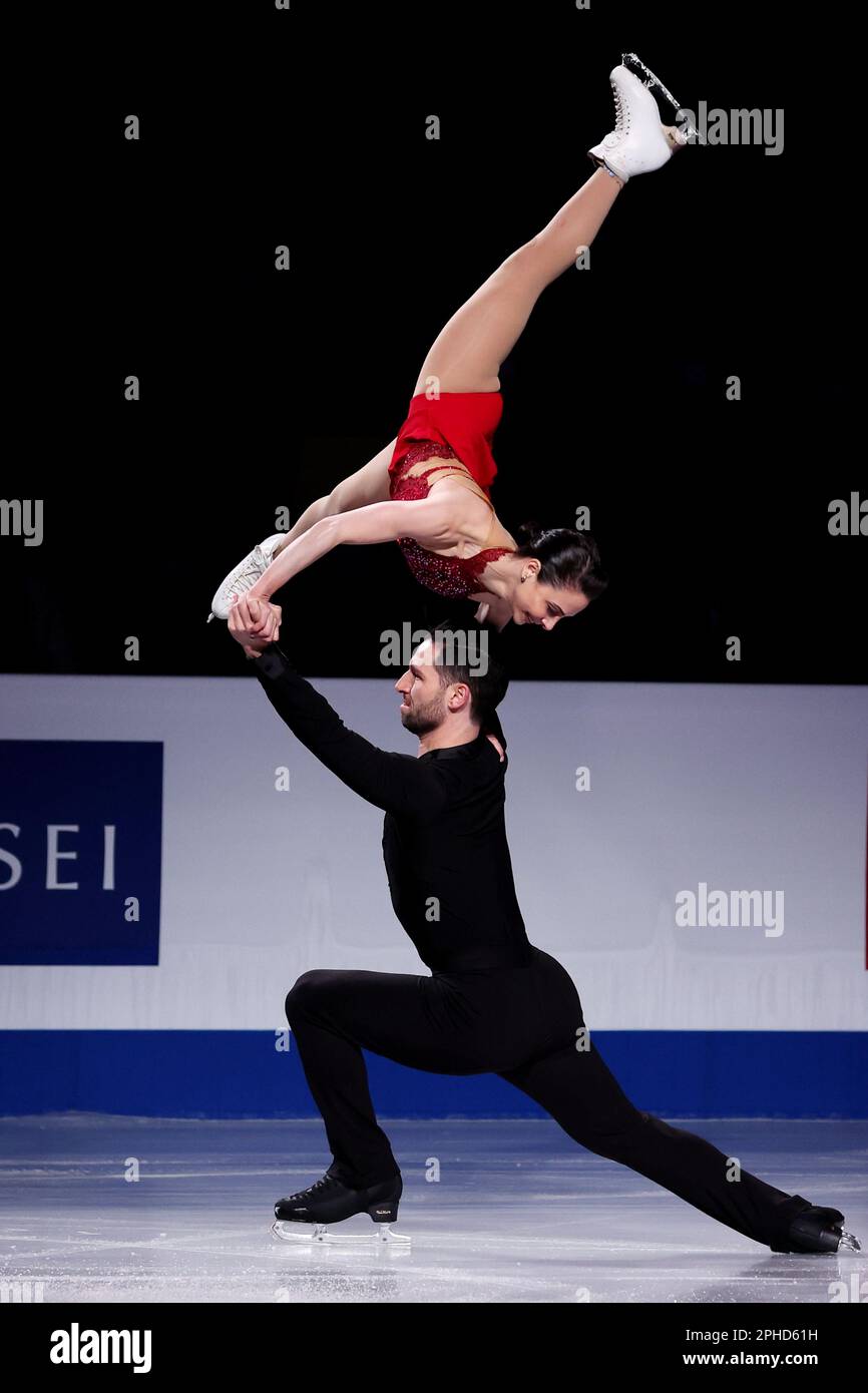 Saitama, Japan. 26th Mar, 2023. Deanna Stellato-Dudek & Maxime ...