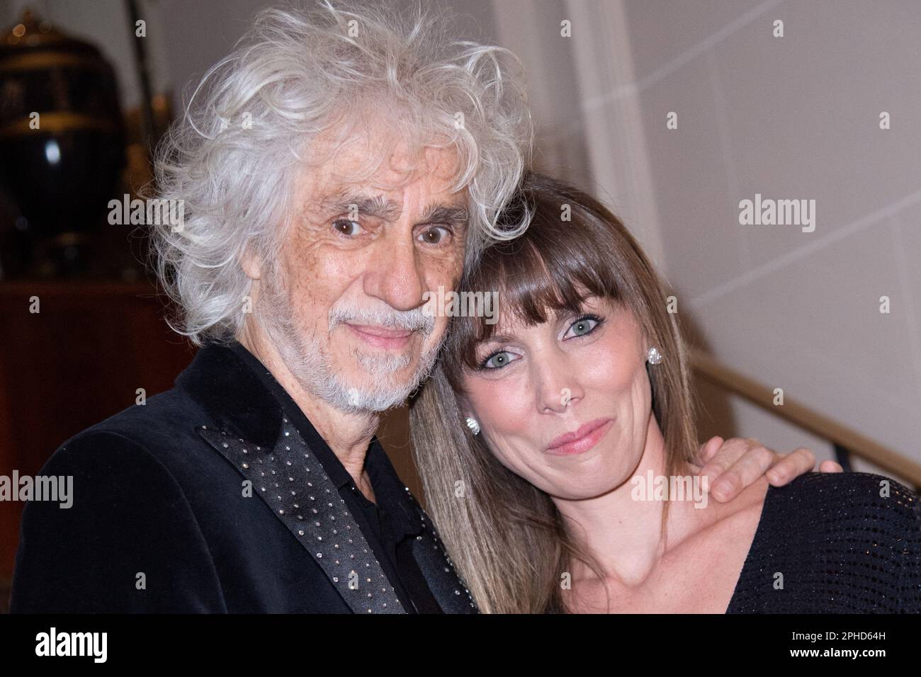 Louis Bertignac and Laetitia Brichet attending the Stethos D'Or 2023 ...