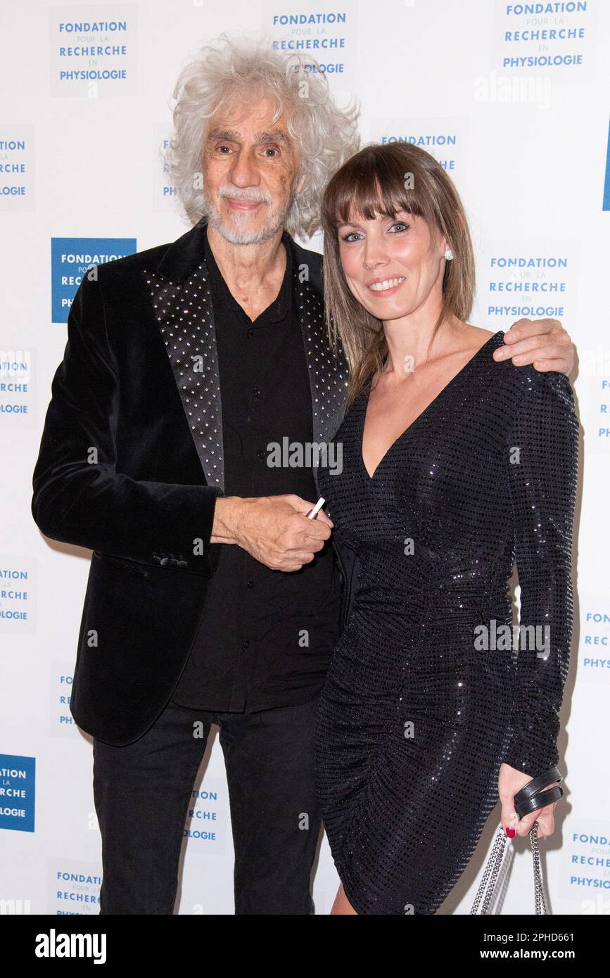 Louis Bertignac and Laetitia Brichet attending the Stethos D'Or 2023 ...