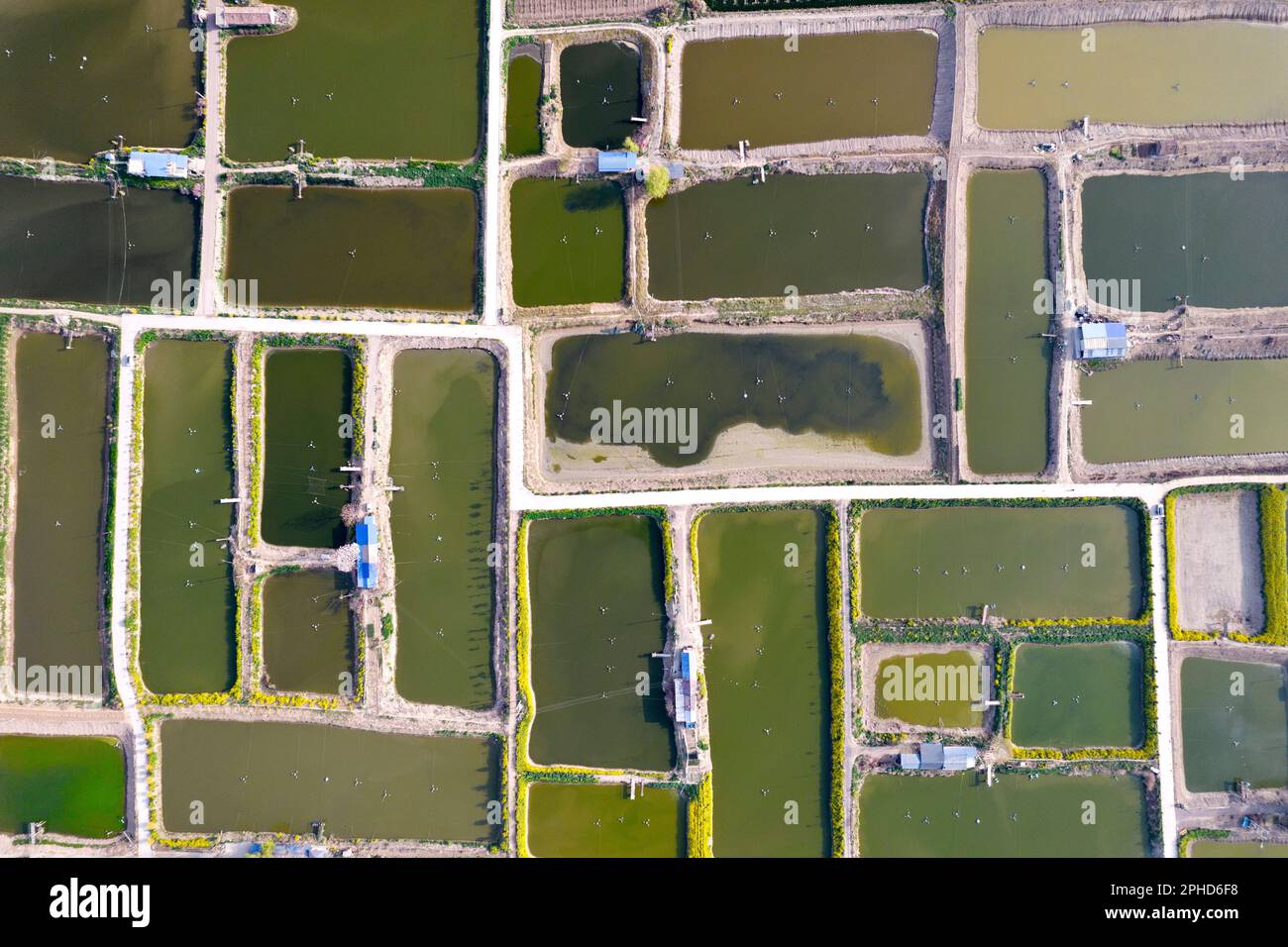 YUNCHENG, CHINA - MARCH 27, 2023 - Aerial photo taken on March 27, 2023 ...