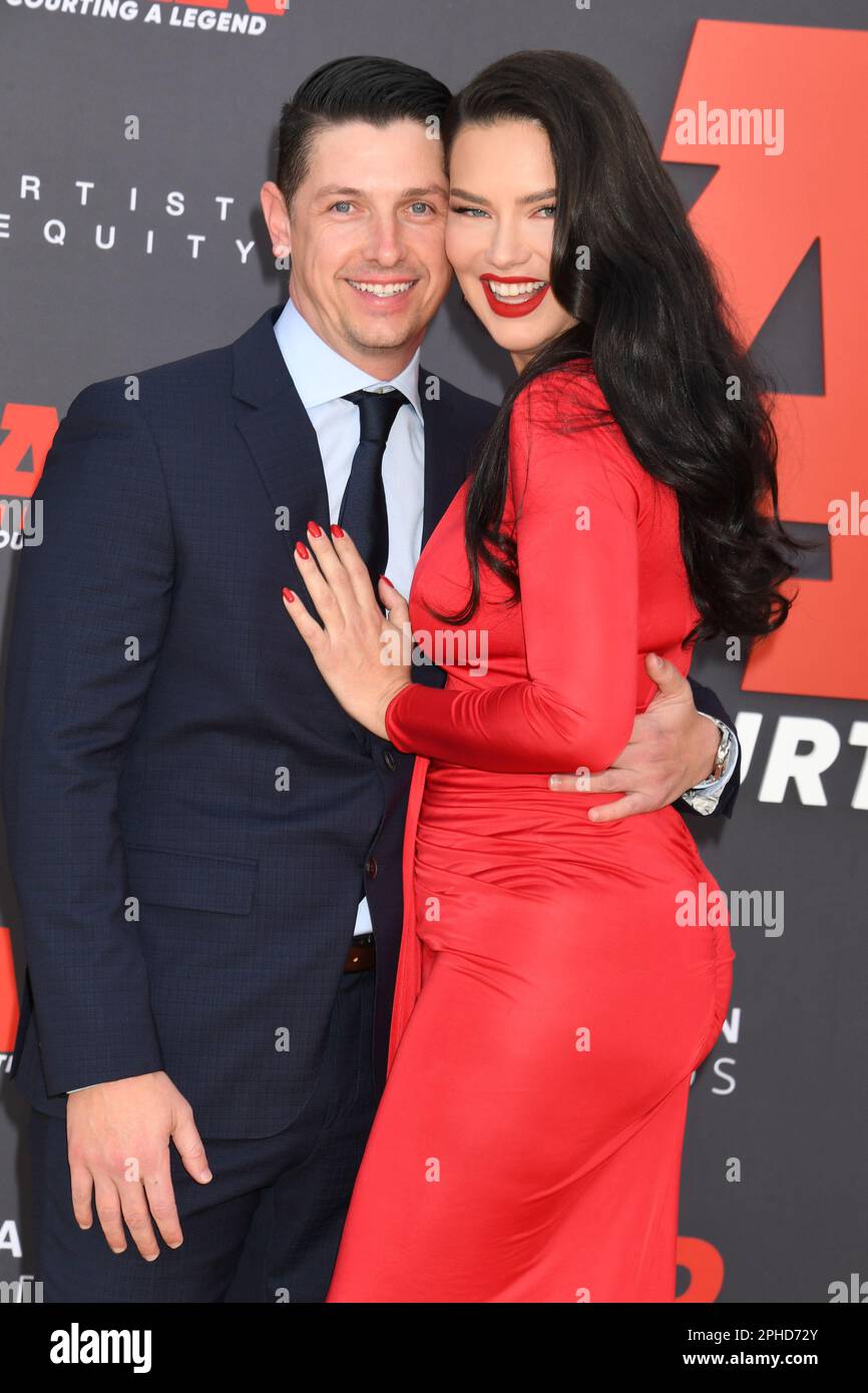 Los Angeles, Ca. 27th Mar, 2023. Andre Lemmers and Adriana Lima at the ...