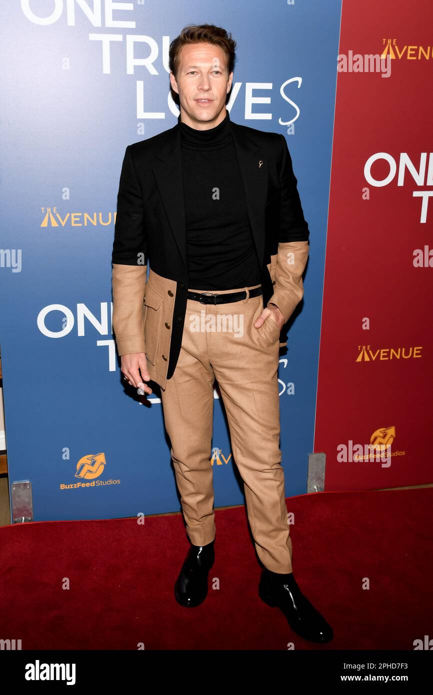 New York, USA. 27th Mar, 2023. Luke Bracey attends the 'One True Loves ...