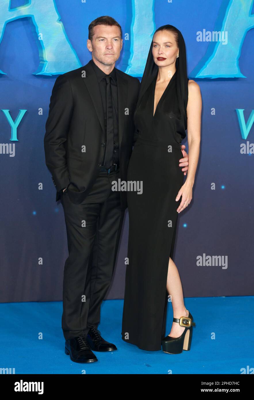 Sam Worthington and Lara Worthington attend The World Premiere of ...