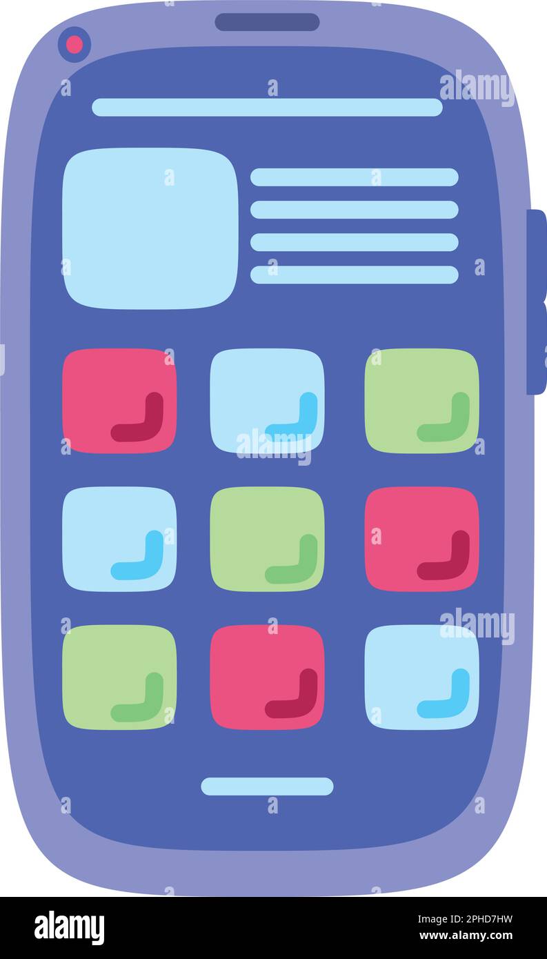 smartphone mobile apps Stock Vector Image & Art - Alamy