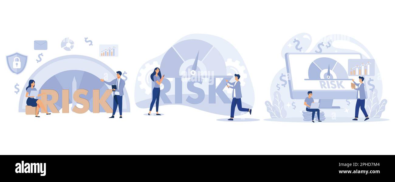 Risk management. Risk assessment. Risk levels knob. Business concept ... Risk management. Risk assessment. Risk levels knob. Business concept ...