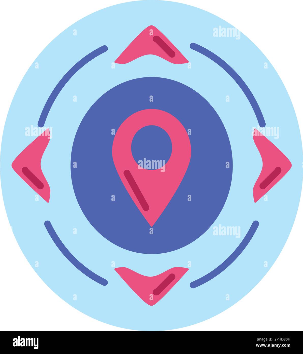 gps navigation mobile app Stock Vector Image & Art - Alamy