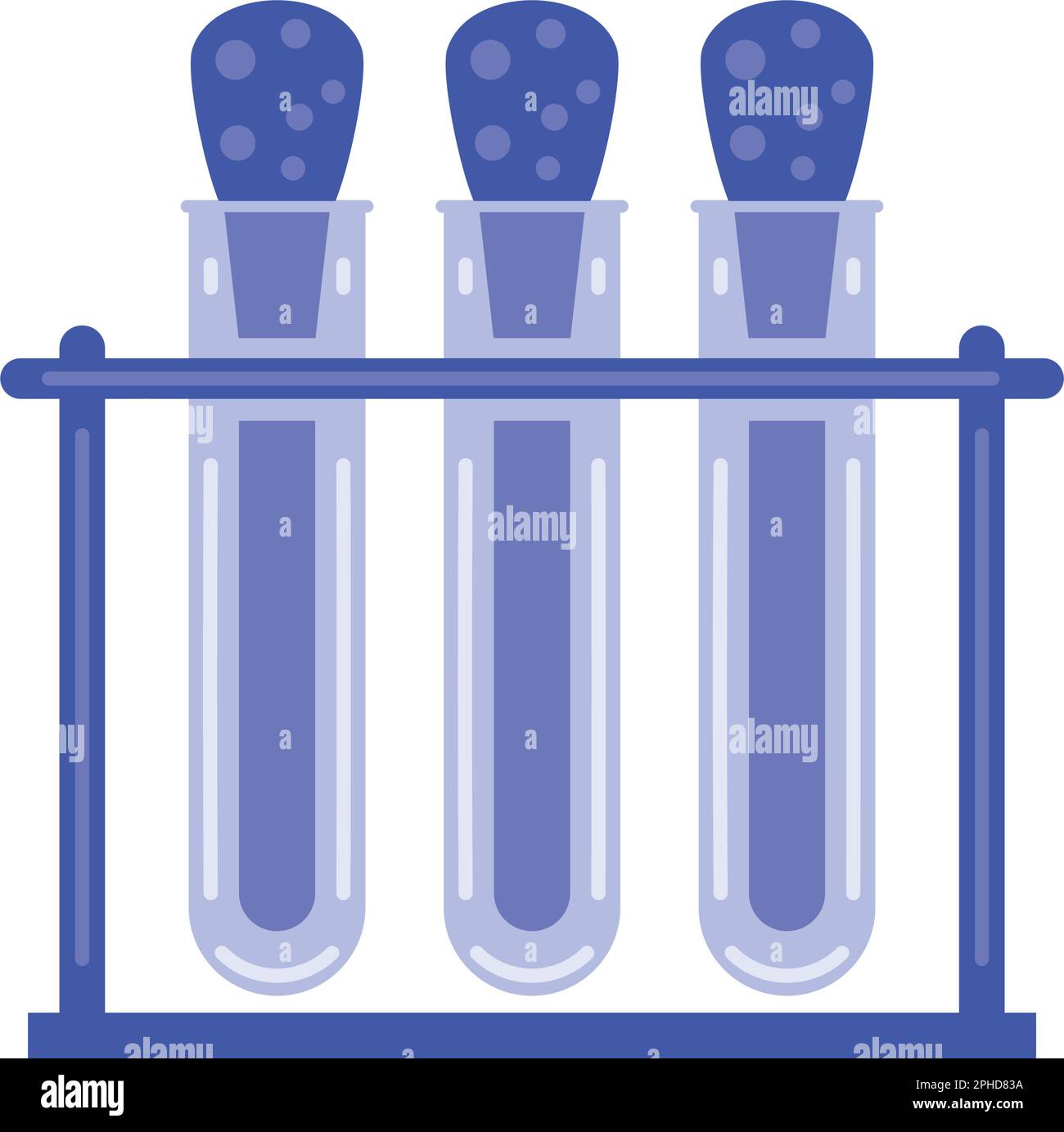 test tubes in rack laboratory Stock Vector Image & Art - Alamy