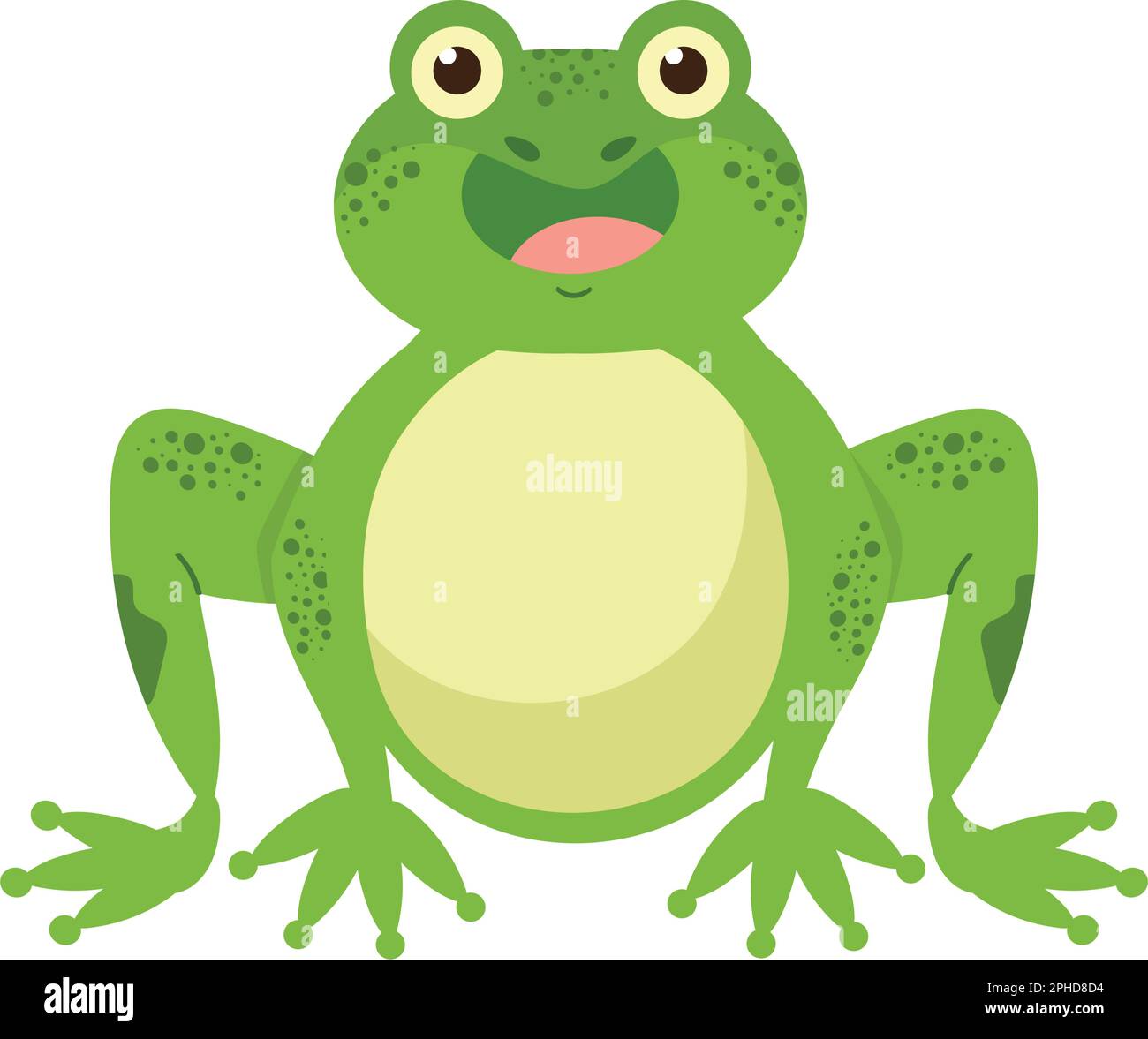 cartoon toad mascot sitting Stock Vector Image & Art - Alamy