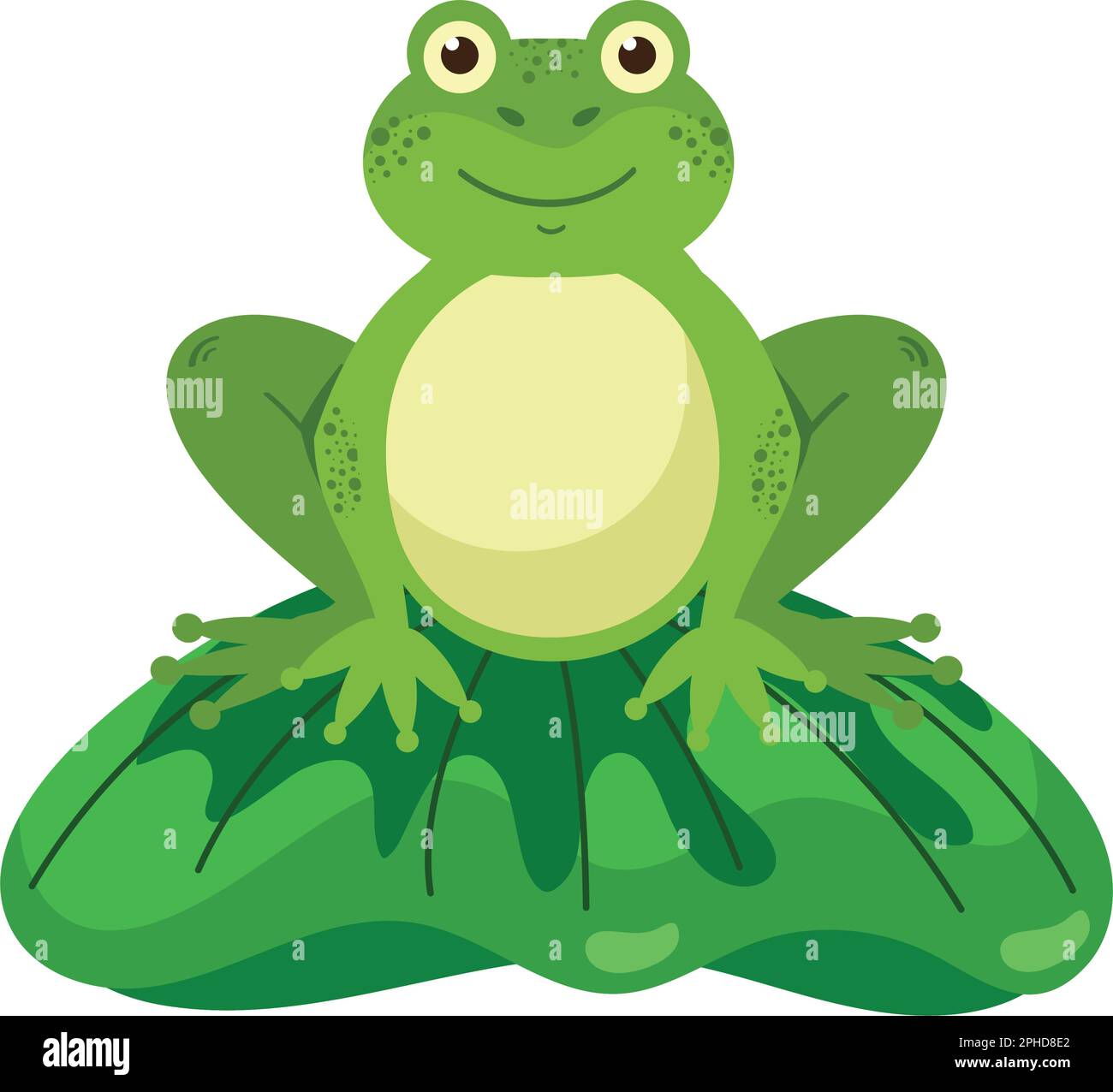 Smiling toad sitting Stock Vector Image & Art - Alamy