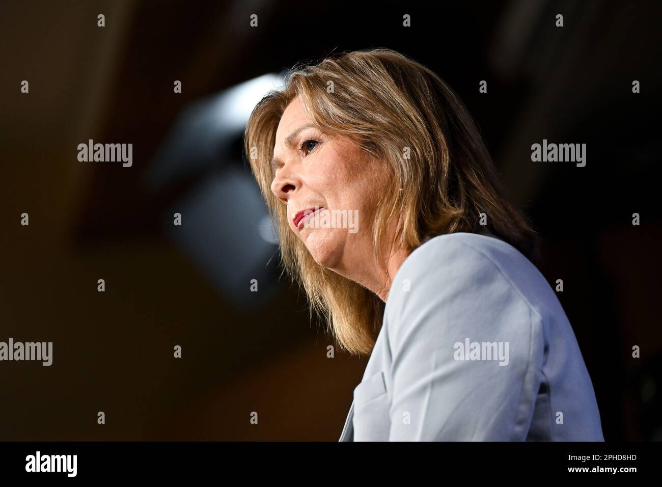 President of the Australian Council of Trade Unions Michele O'Neil ...
