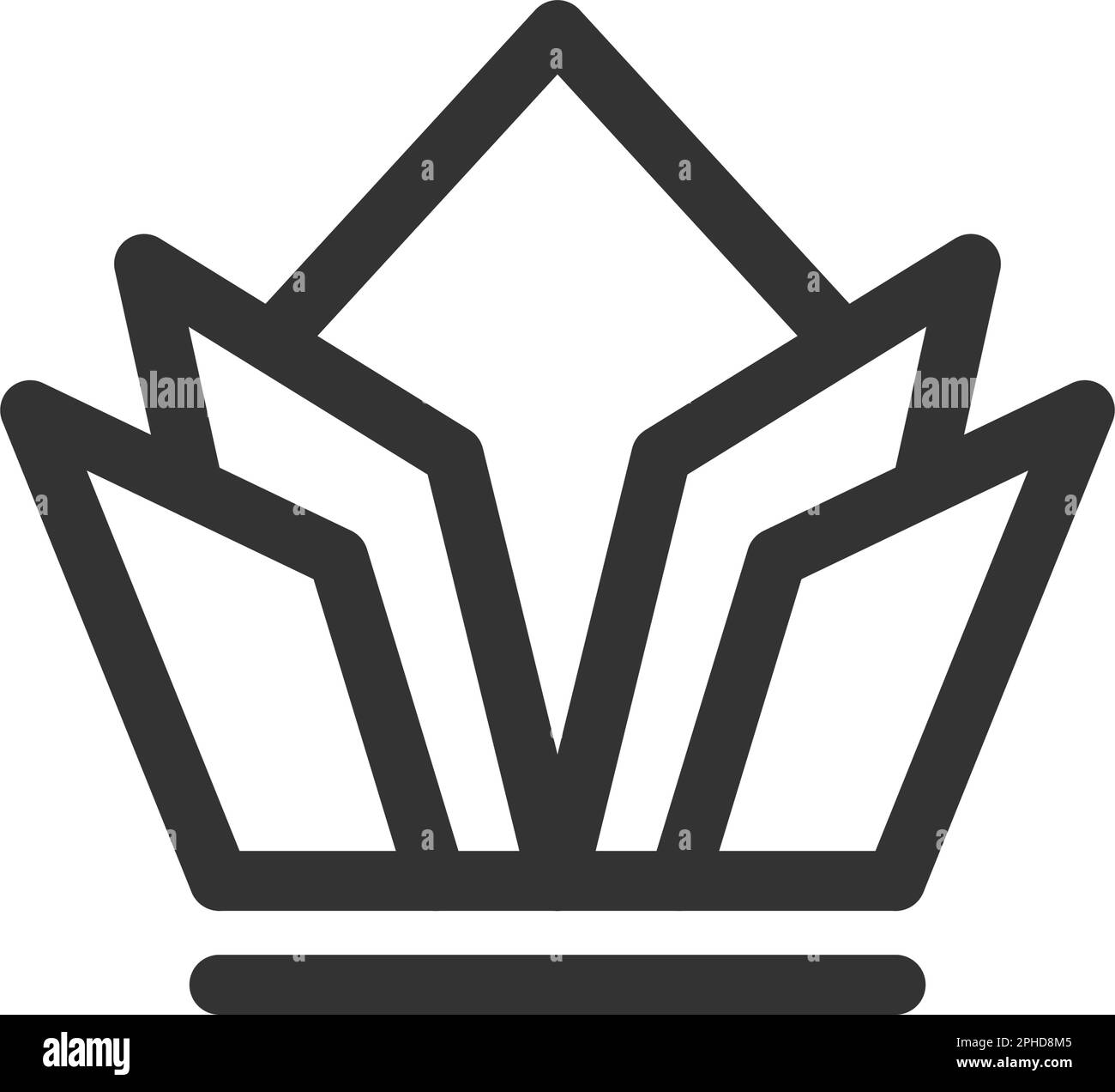 crown logo template Icon Illustration Brand Identity. Isolated and flat ...