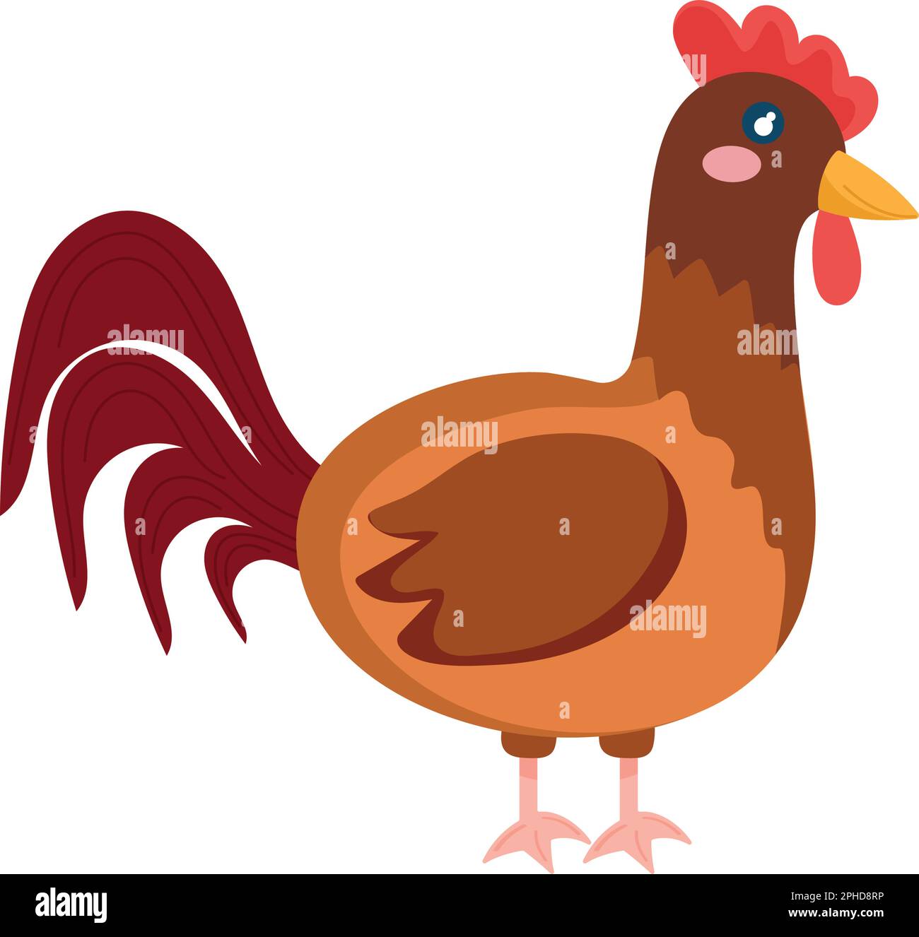 Rooster farm animal Stock Vector Image & Art - Alamy