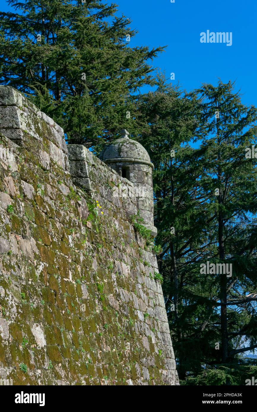 Vigo, Galicia. Spain. February 9, 2023. View of Castro Fortress ...