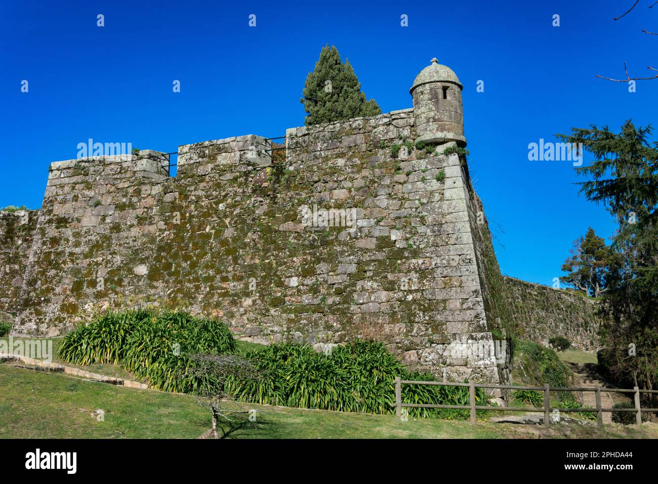 Vigo, Galicia. Spain. February 9, 2023. View of Castro Fortress ...