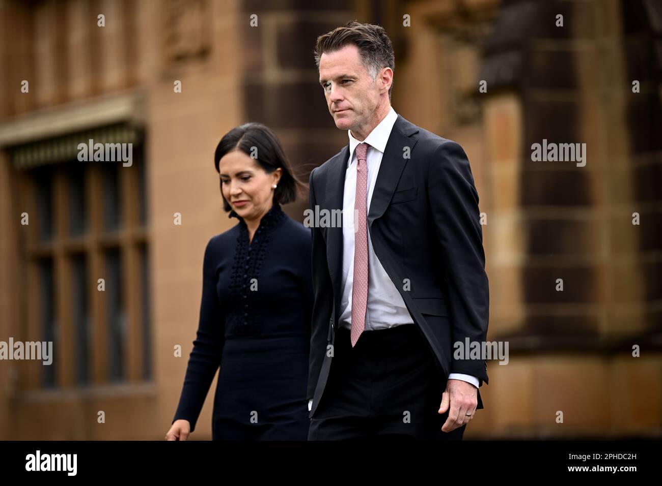 NSW Premier Chris Minns and Deputy Premier Prue Cararrive to address ...