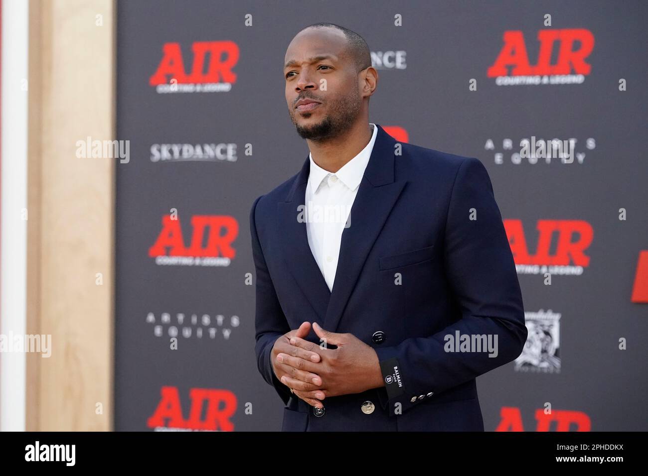 Marlon Wayans arrives at the world premiere of "Air," Monday, March 27 ...