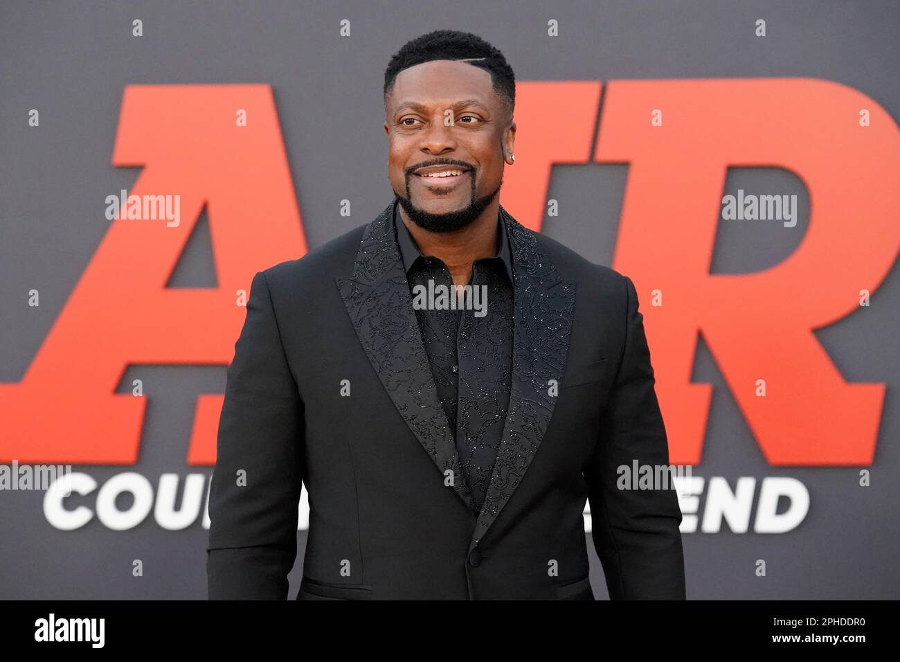 Chris Tucker arrives at the world premiere of "Air," Monday, March 27 ...