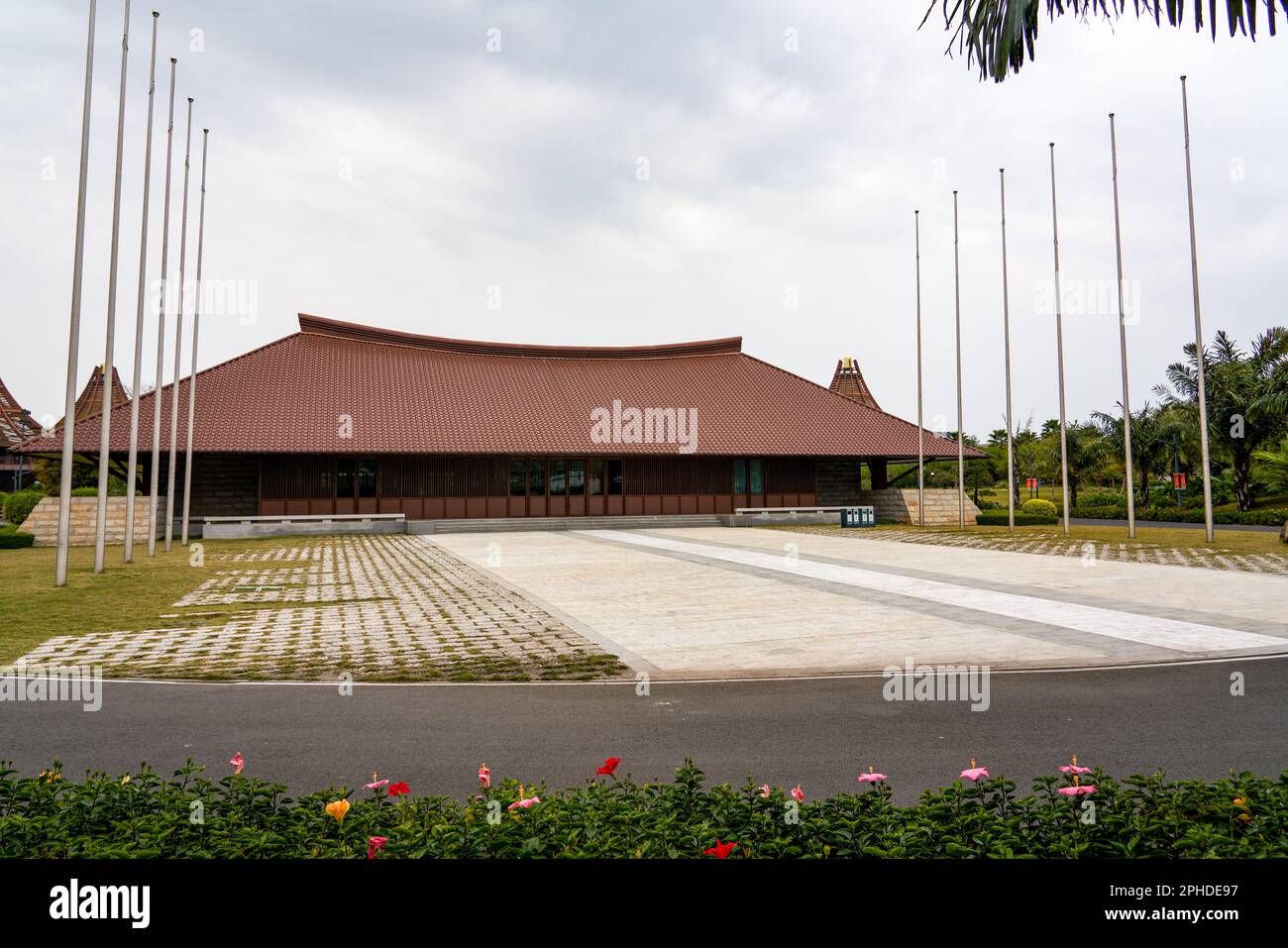 A Southeast Asian-style large conference center Stock Photo - Alamy