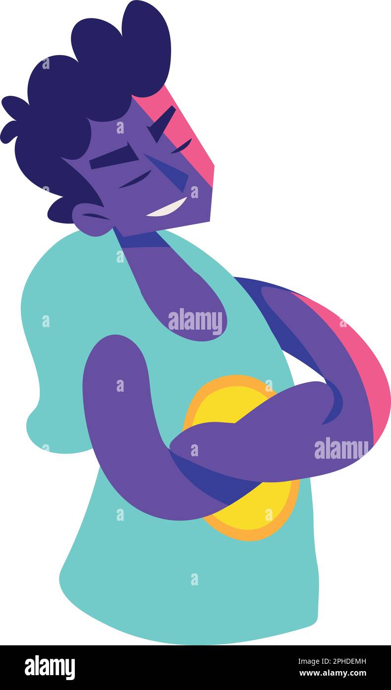 Young Man Crossed Arms Stock Vector Image And Art Alamy