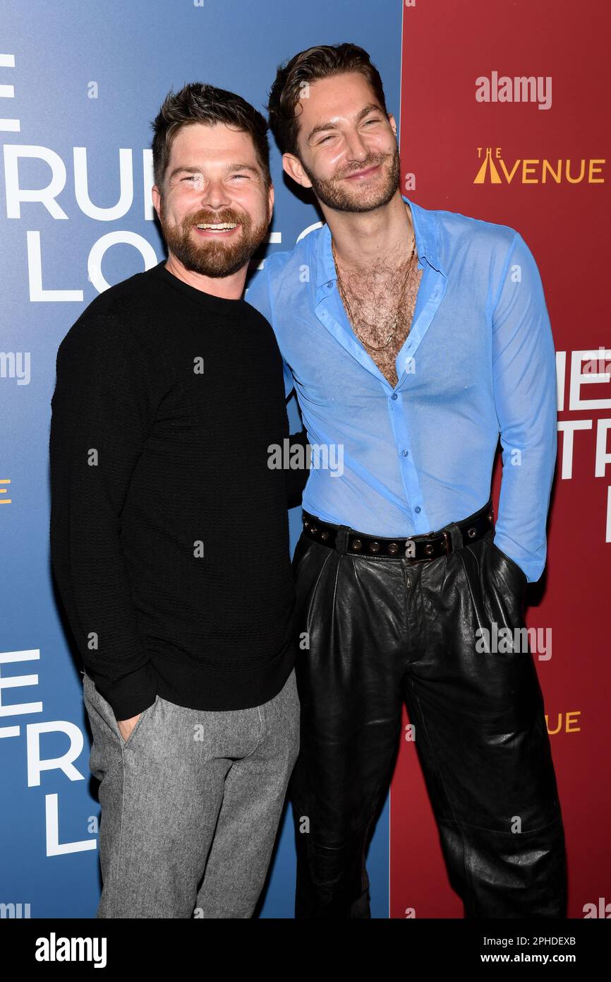 New York, USA. 27th Mar, 2023. Alex Jenkins Reid and Zachary Zane attend the 'One True Loves ...