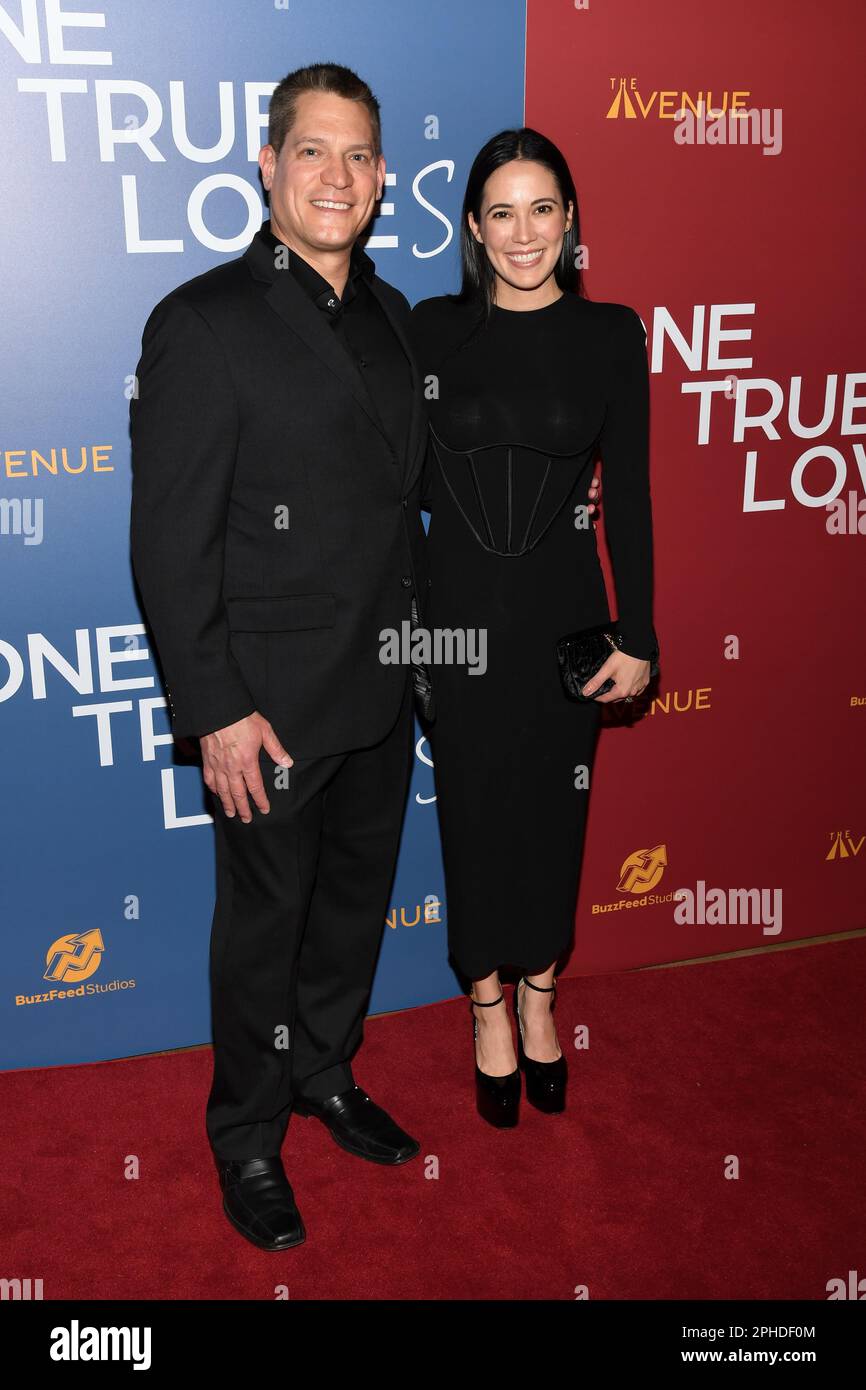 New York, USA. 27th Mar, 2023. Wes Hull and Diana Hull attend the 'One True Loves' film premiere ...