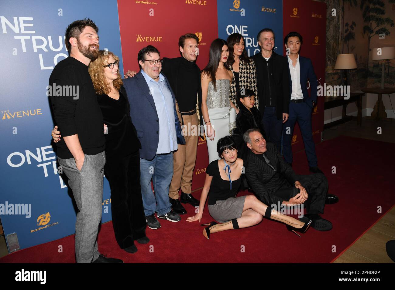 New York, USA. 27th Mar, 2023. Alex Jenkins reid, Sarah Finn, Andy Fickman, Luke Bracey ...