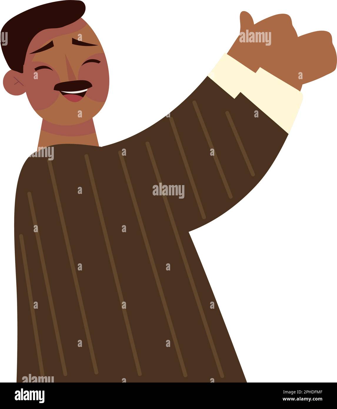 Face african american man standing Stock Vector Images - Alamy