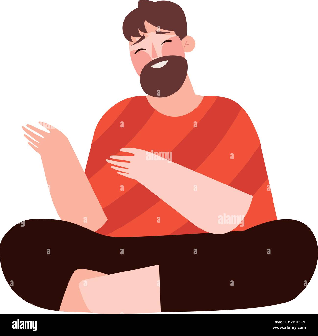bearded man character Stock Vector Image & Art - Alamy