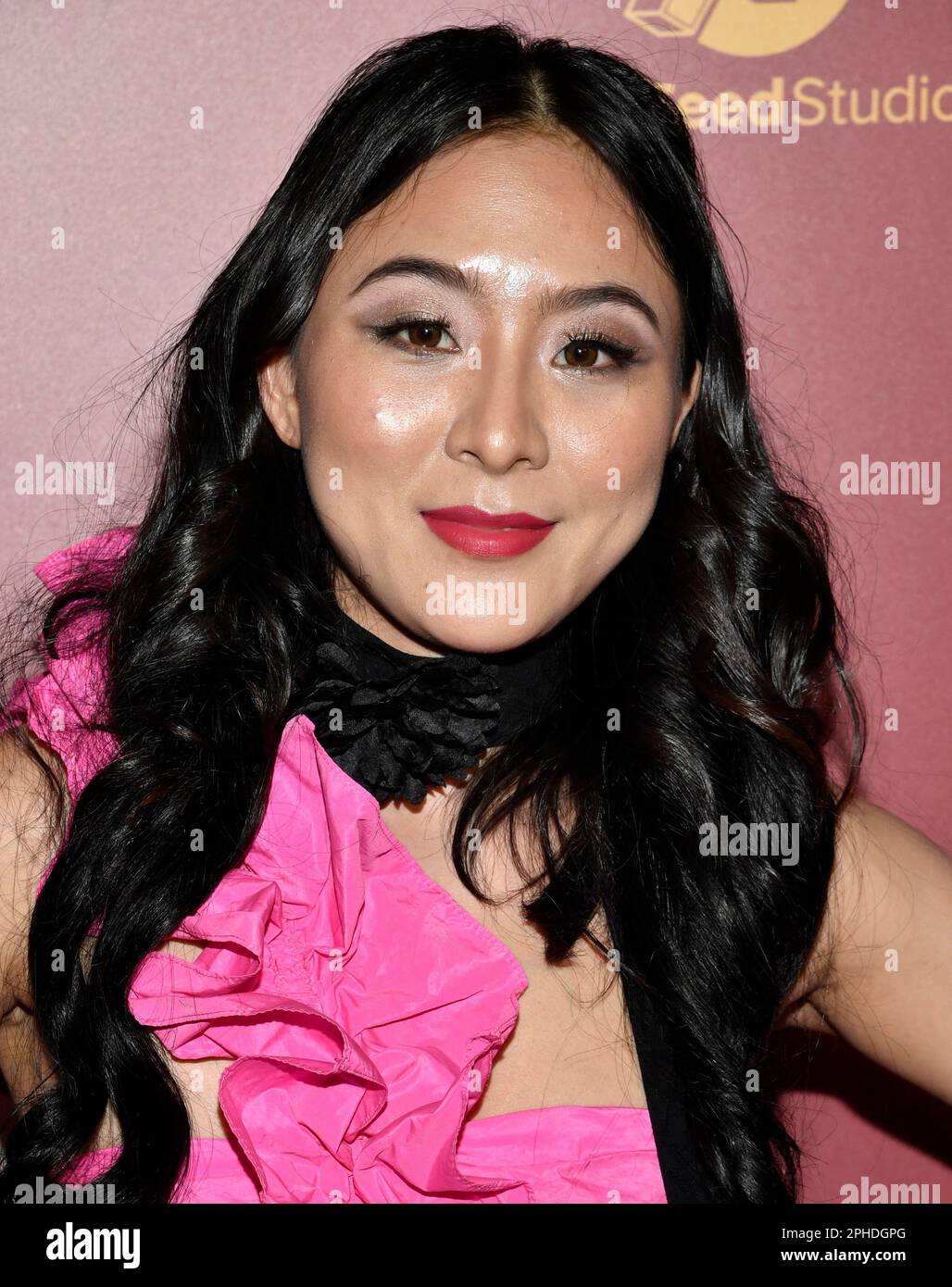 Amber Wang attends the premiere of "One True Loves" at The Whitby Hotel ...