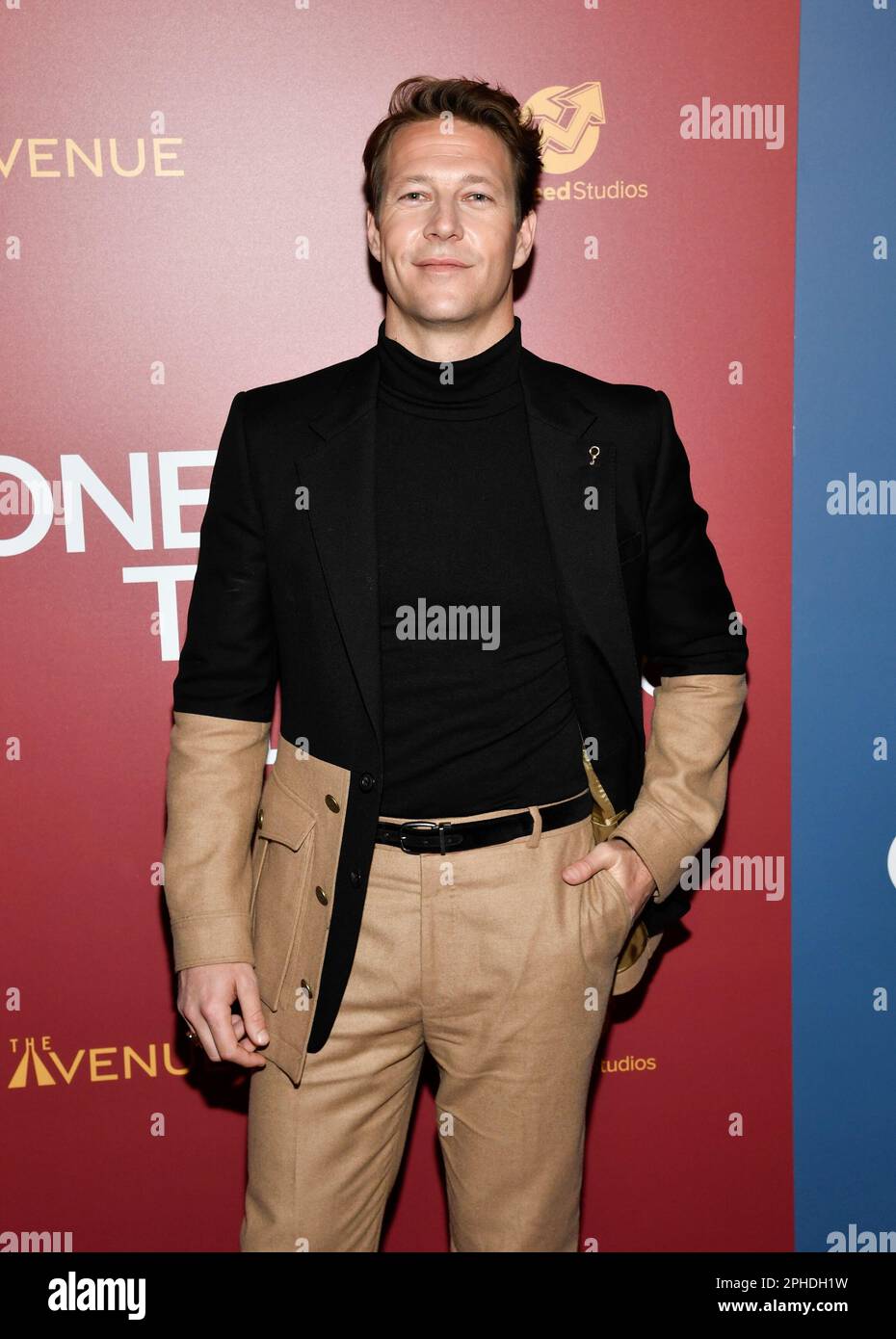 Luke Bracey attends the premiere of "One True Loves" at The Whitby ...