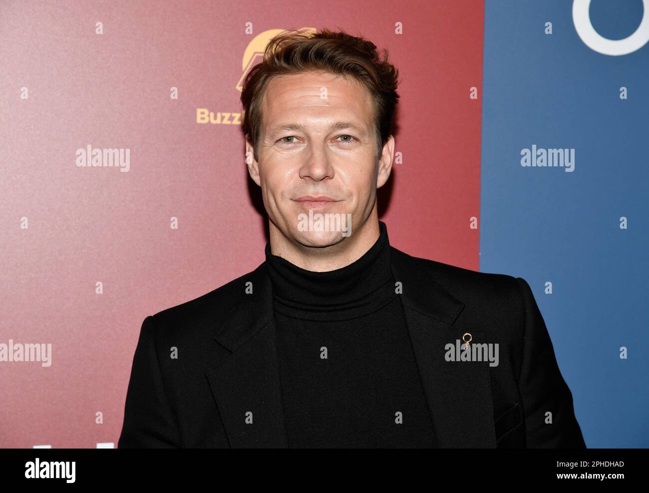 Luke Bracey attends the premiere of "One True Loves" at The Whitby ...