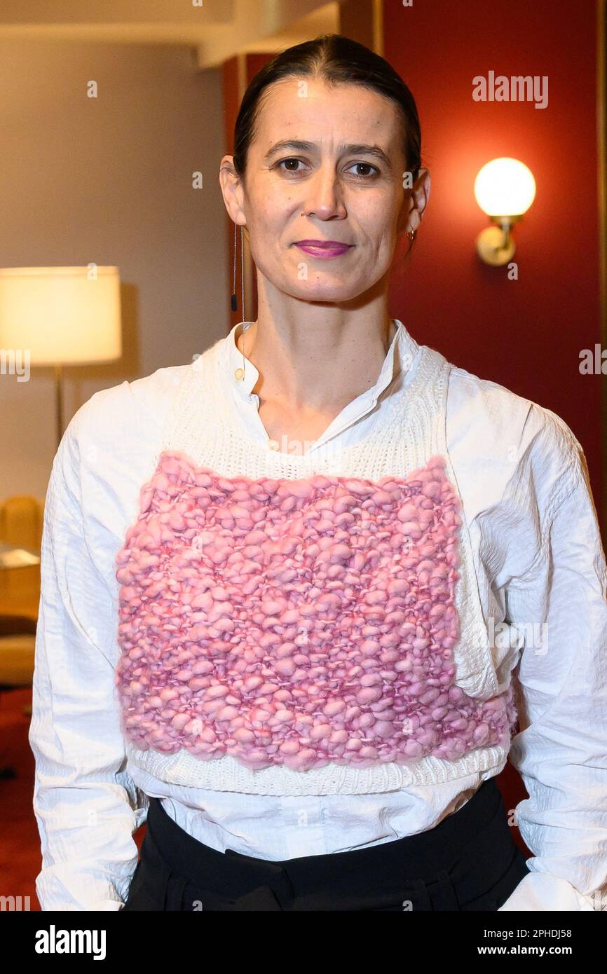 Paris, France. 27th Mar, 2023. Dancer Clementine Deluy attends the ...