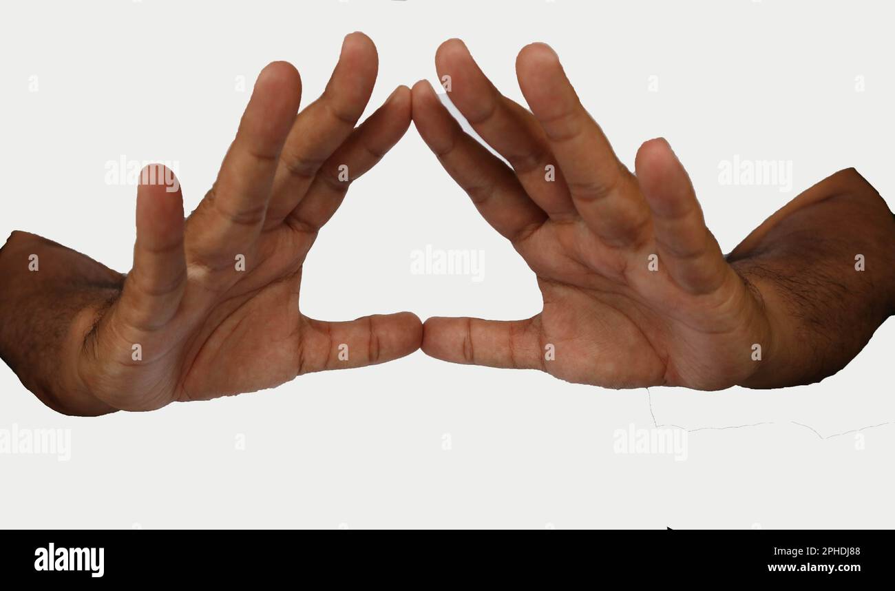 hand mudras. It includes such mudras,. Gestures is isolated on white ...