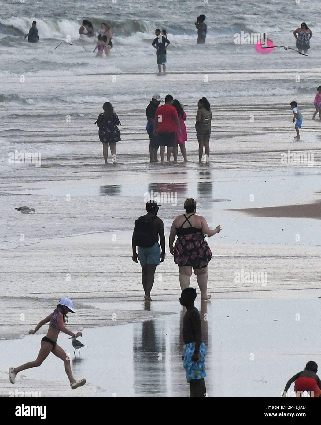 Daytona Beach, United States. 27th Mar, 2023. People enjoy above ...