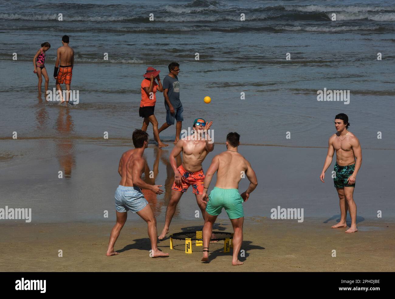 Daytona Beach, United States. 27th Mar, 2023. People enjoy above ...
