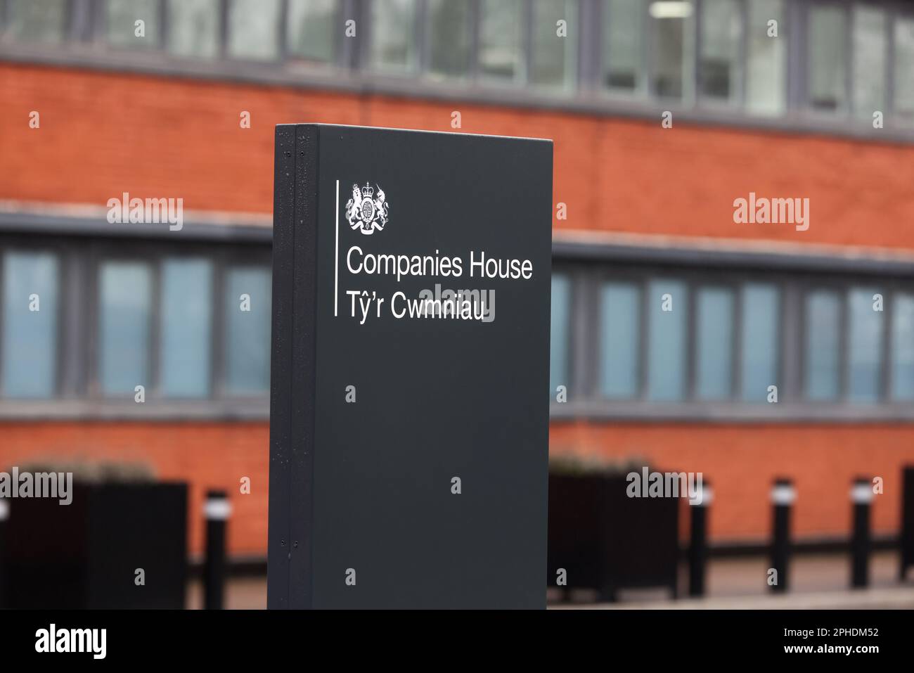 General views of the Companies House building in Cardiff, Wales, UK ...