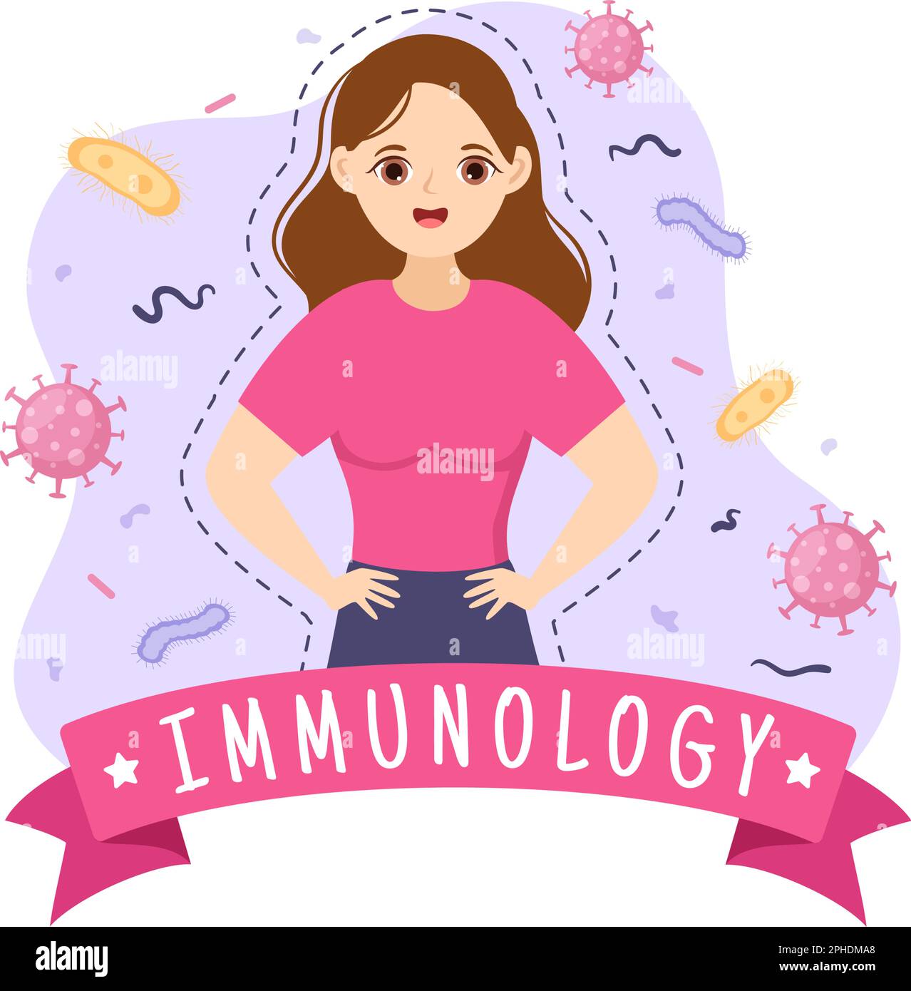 Bacterial infections microbiology Stock Vector Images - Alamy