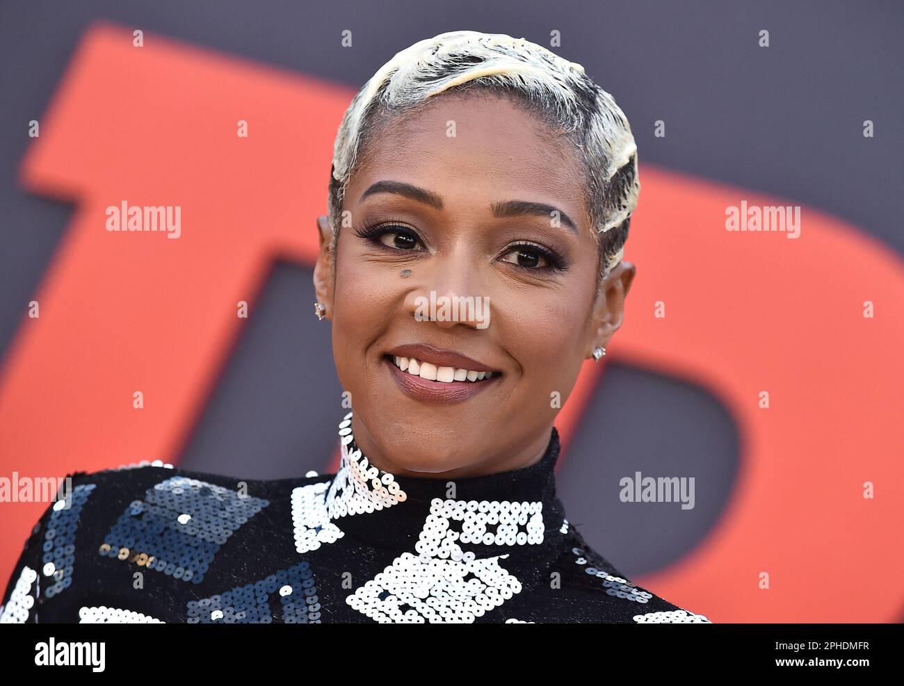 Tiffany Haddish arriving to Amazon Studios’ premiere of “Air” held at the Regency Village ...