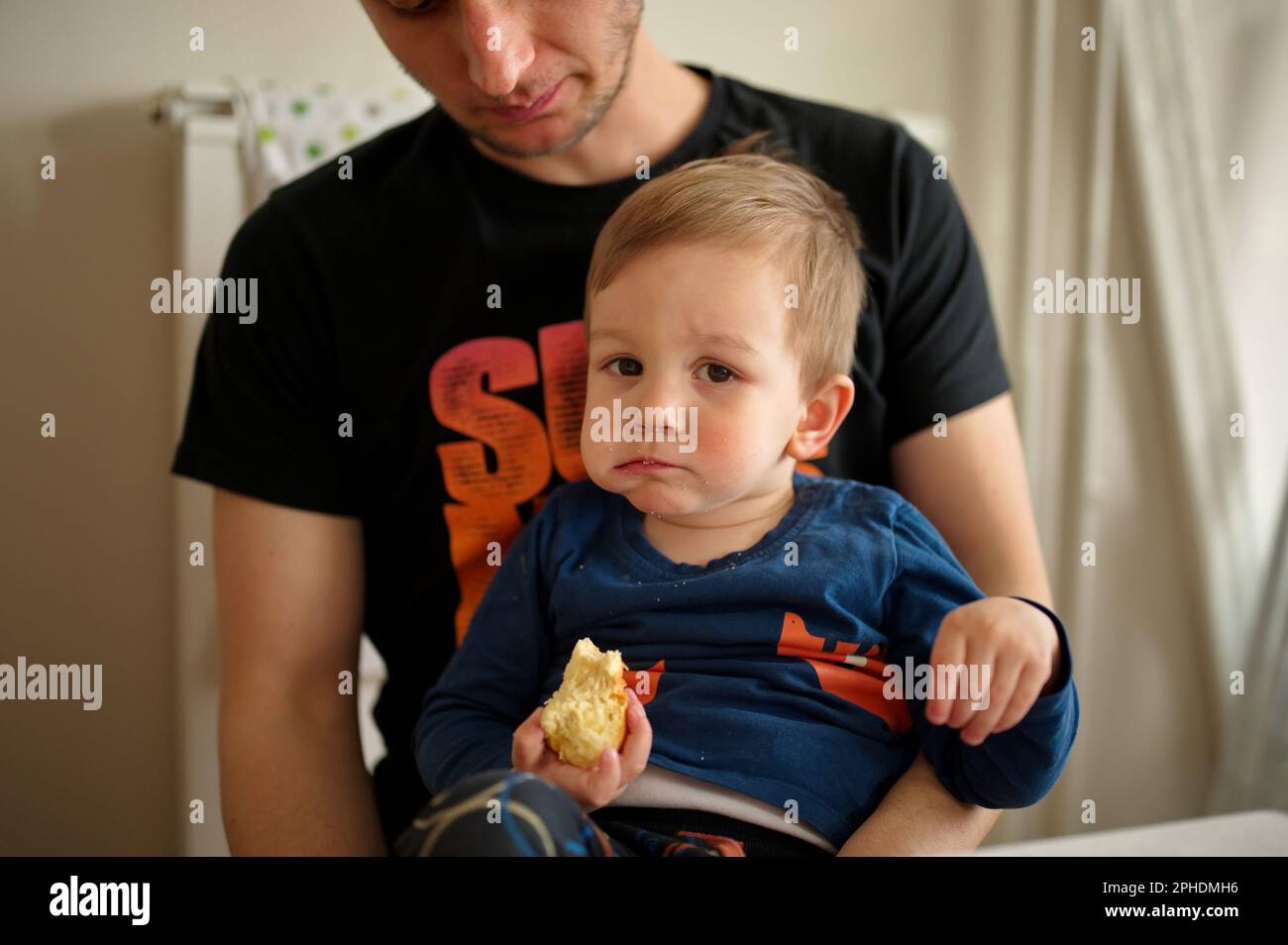 Father eating hi-res stock photography and images - Alamy