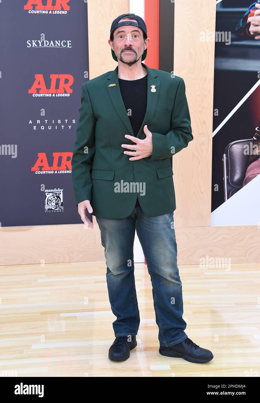 Kevin Smith arriving to Amazon Studios’ premiere of “Air” held at the Regency Village Theatre on ...