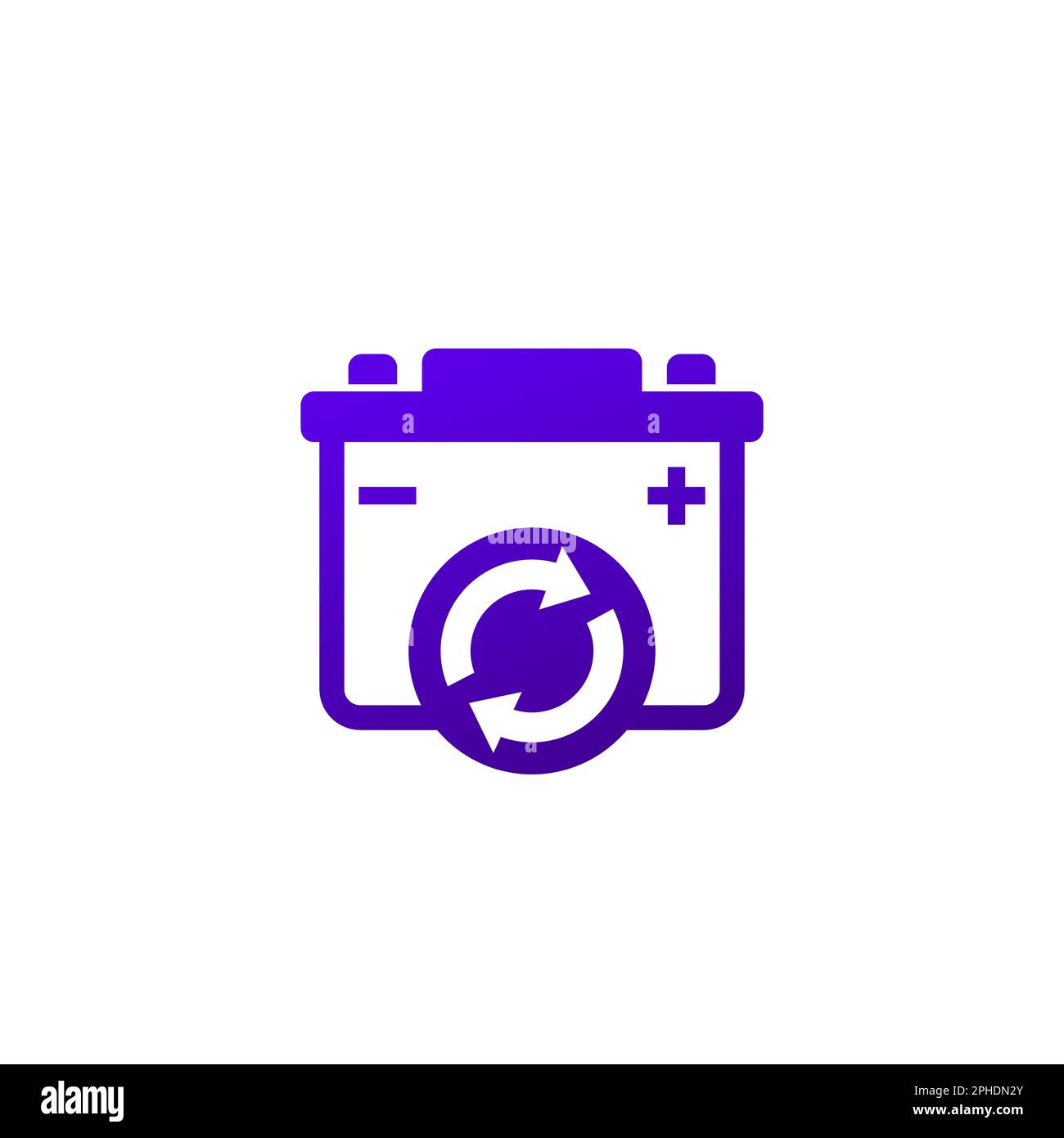 change car battery or accumulator icon Stock Vector Image & Art - Alamy