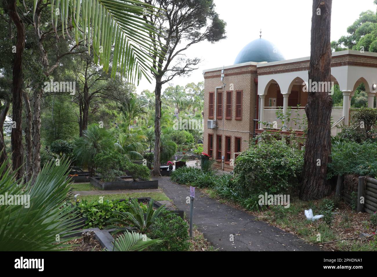 Rookwood Cemetery - Islamic Burial Ground Stock Photo - Alamy