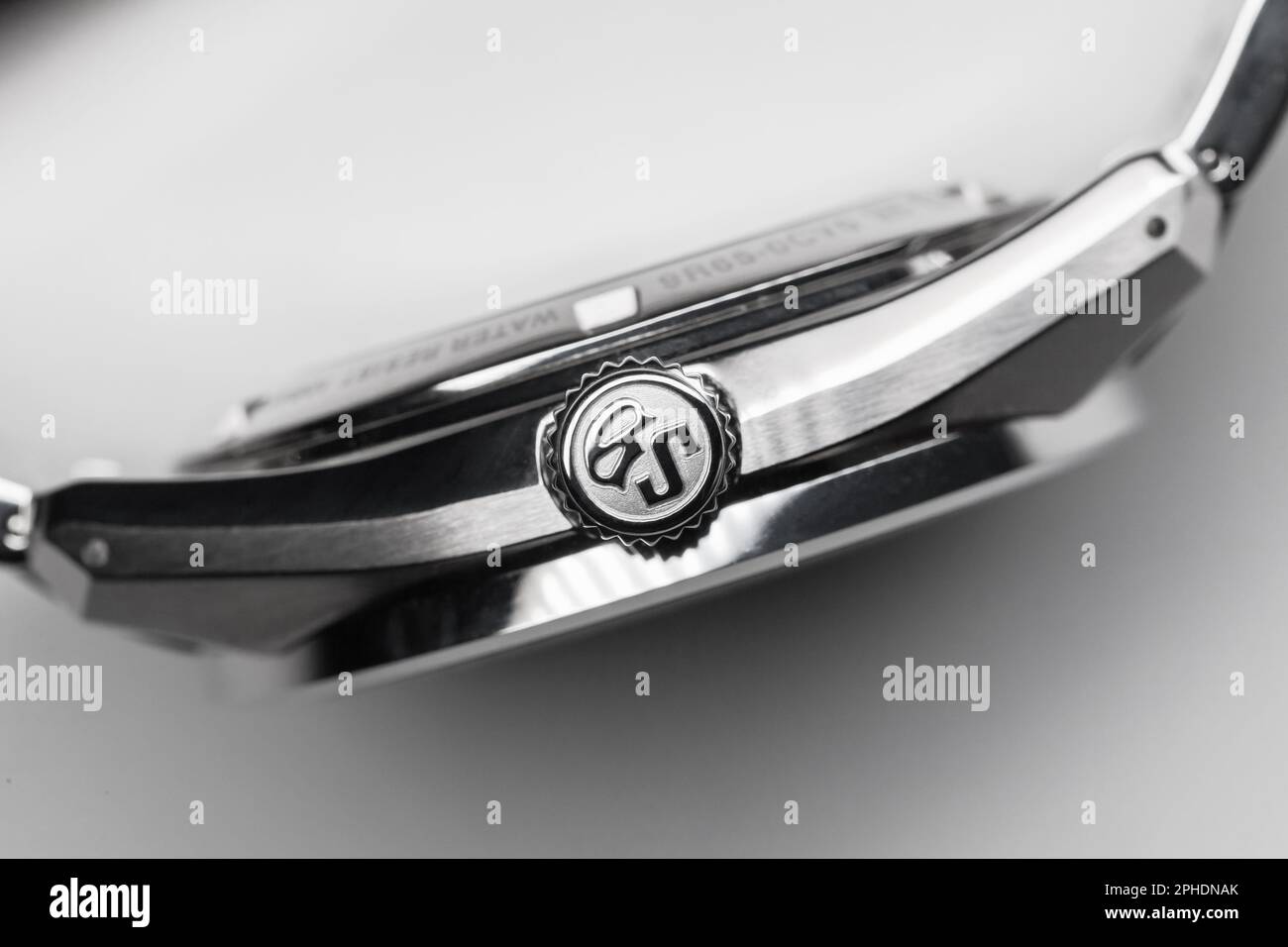 Tokyo, Japan - September 19, 2022: Grand Seiko logotype is on watch ...