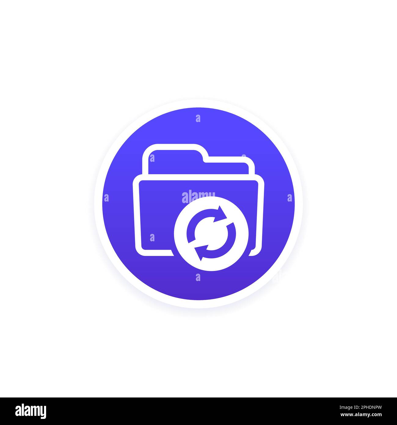 refresh folder icon for apps and web Stock Vector Image & Art - Alamy